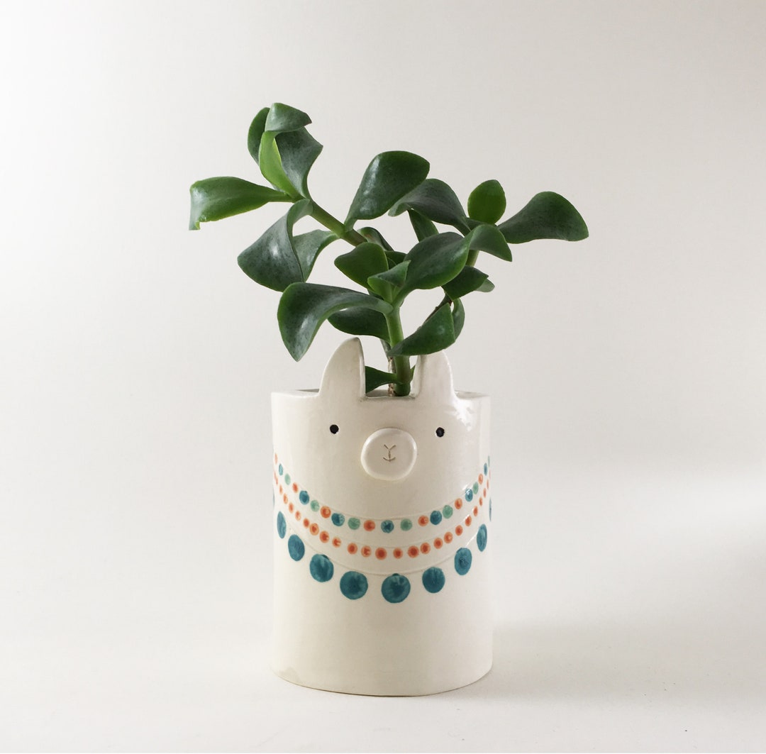 Llama Planter Llama Plant Pot Alpaca Flower Pot - Etsy