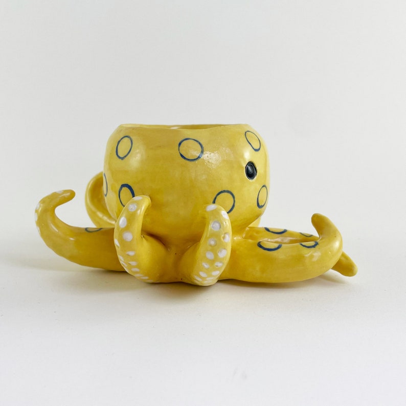 Blue Ringed Octopus Planter Octopus Pot Unique Planter Pot - Etsy