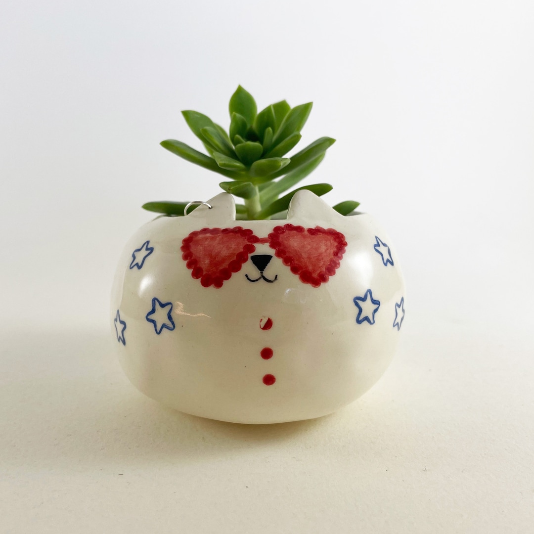 Rocket Cat, Elton John Pot With Earring, Ring Dish, Elton John Cat ...