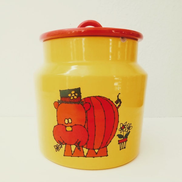 Hippo Cookie Jar - Etsy