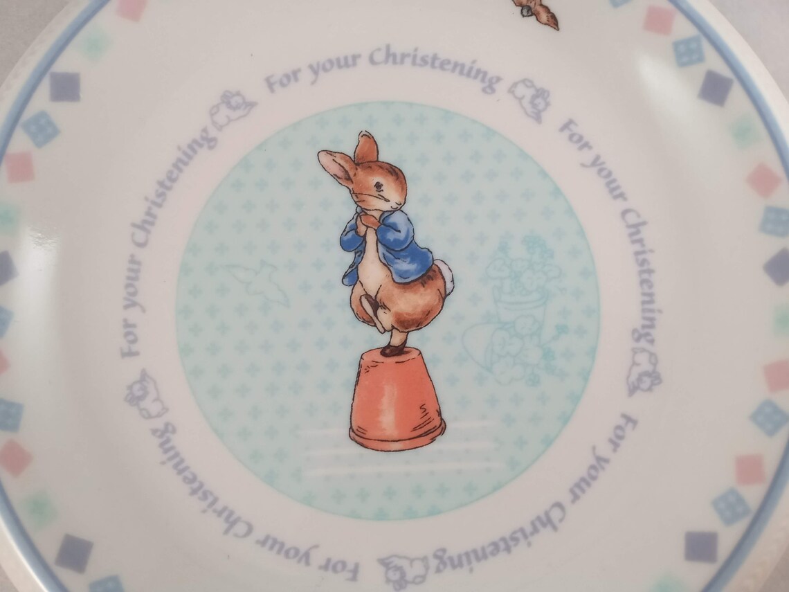 Peter Rabbit Plate Wedgewood Frederick Warne Childs Plate - Etsy