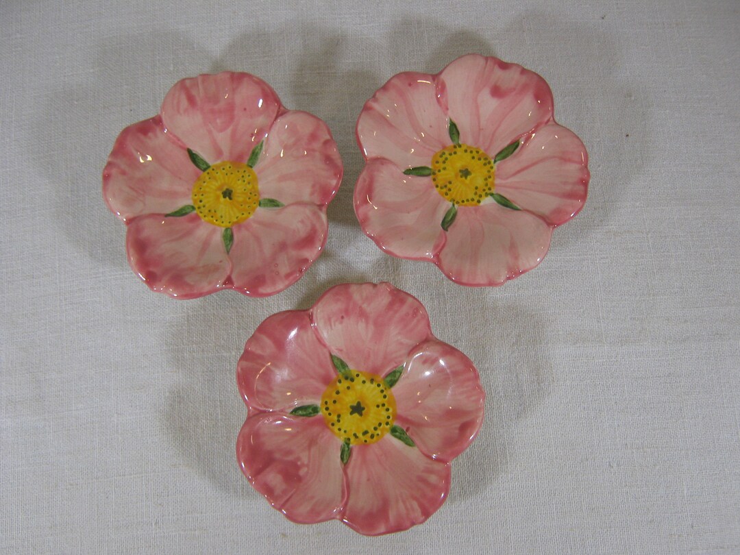 3 Desert Rose Small Ash Tray by Franciscan, or Use as Tiny Dishes for ...
