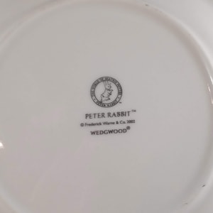 Peter Rabbit Plate Wedgewood Frederick Warne Childs Plate - Etsy
