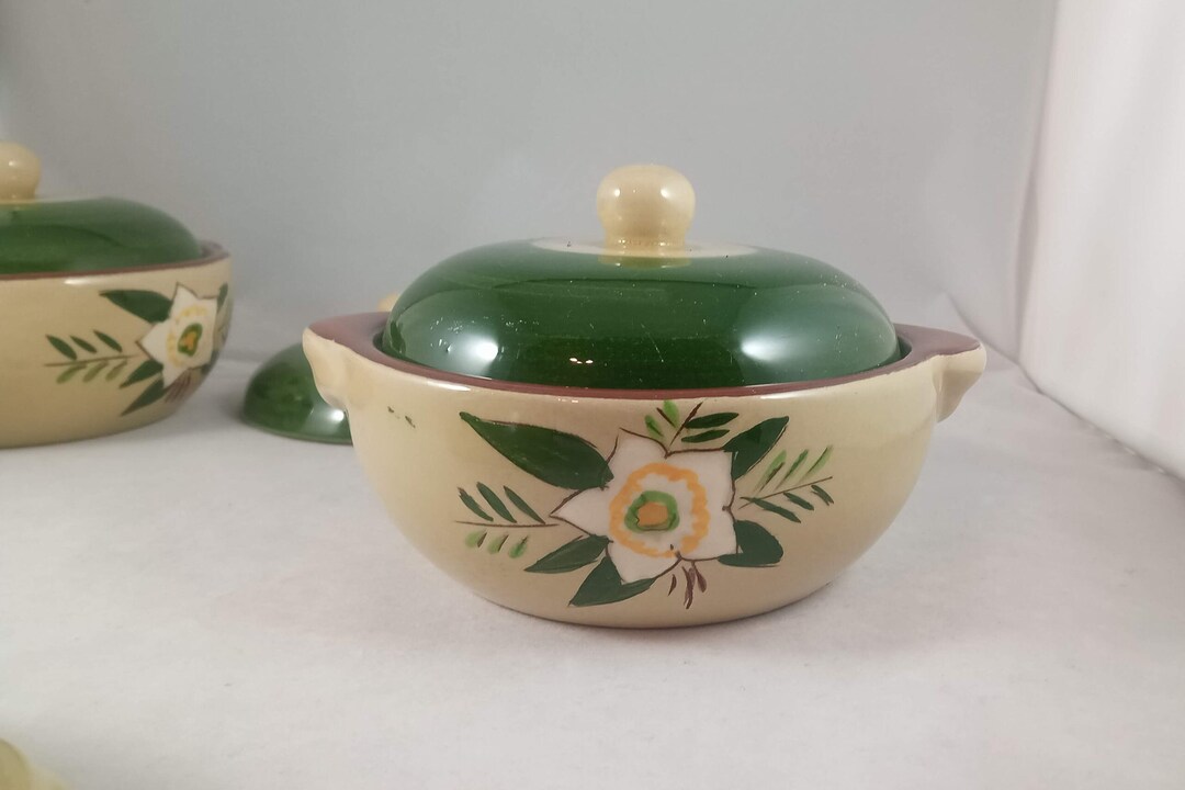 Stangl, Star Flower, Individual Casserole Dish With Lid, Baking Dish ...
