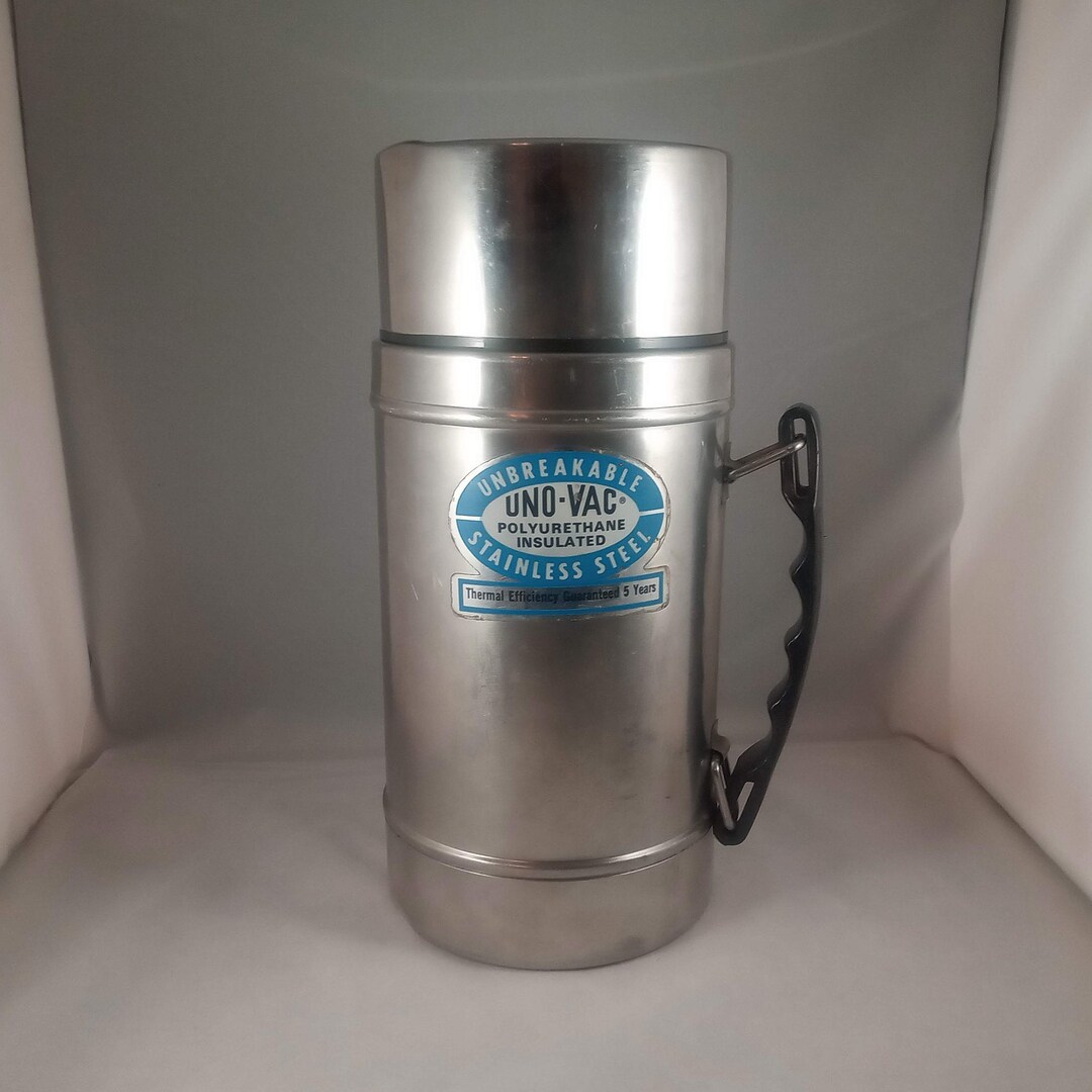 Uno-vac, Thermos, With Lid, Wide Mouth, Food Jar, Insulated, 1970s ...