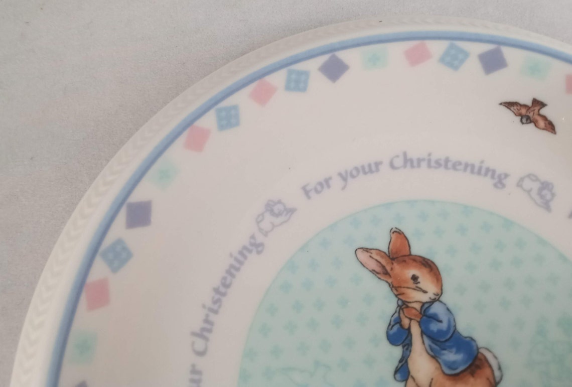 Peter Rabbit Plate Wedgewood Frederick Warne Childs Plate - Etsy