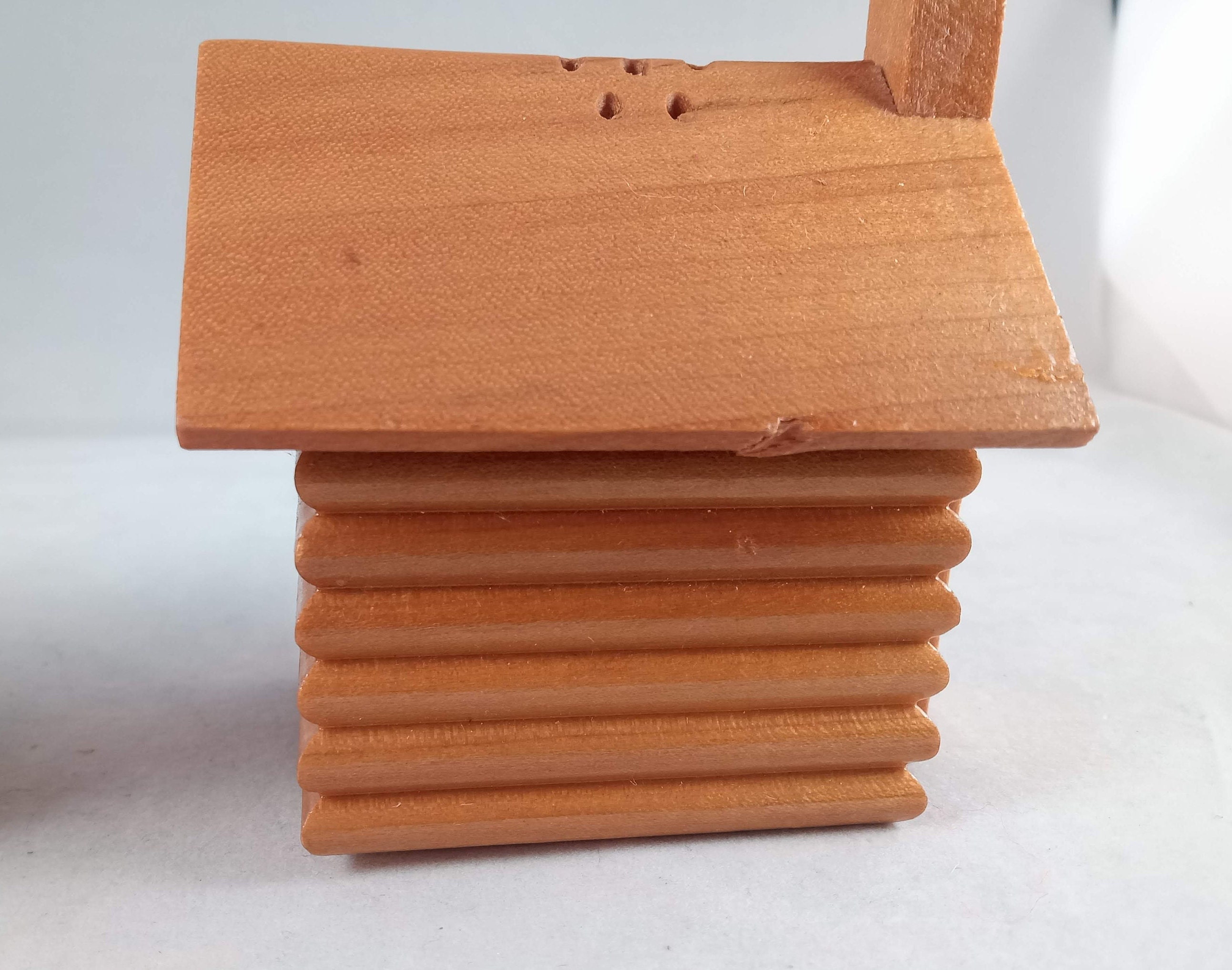 Prison Work Shop, Salt and Pepper Shaker Set, Wood Log Cabin, Jackson ...