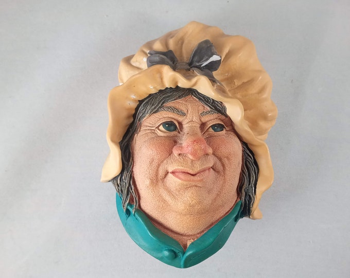 Sarah Gamp, Bossons Dickens Character Sairy Gamp, Chalkware Bossons ...