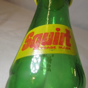 Mini Squirt Bottle Salt and Pepper Shakers, Real Glass, 1970s, Green ...