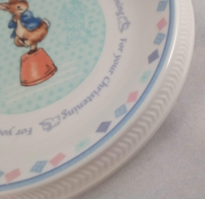 Peter Rabbit Plate Wedgewood Frederick Warne Childs Plate - Etsy