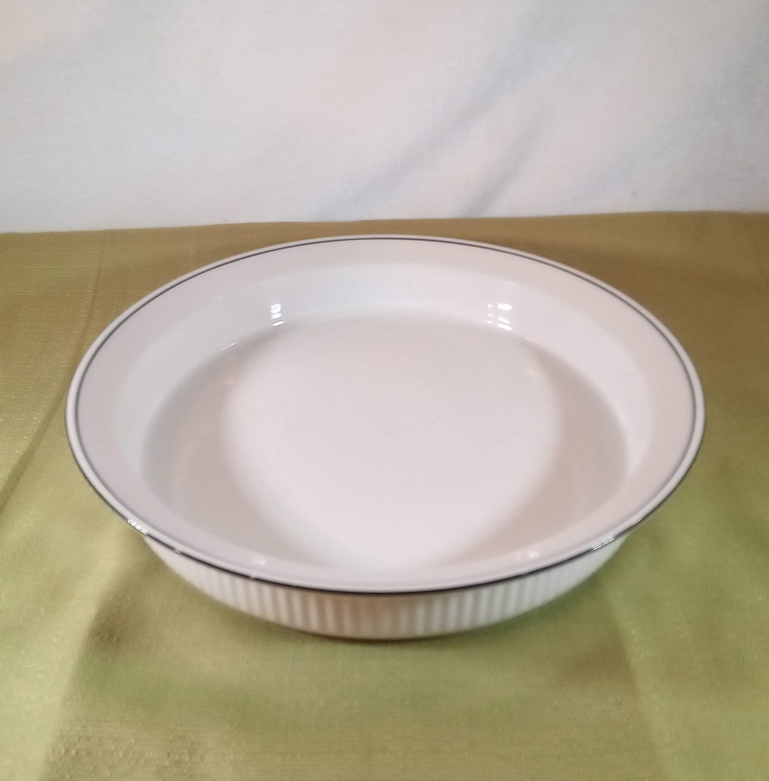 Dansk Quiche Baking Dish, Christianshavn Blue, 10", Round, Portugal ...