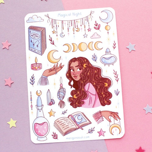 Witch Stickers - Etsy