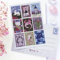Fictional Travel Postcard Set | Literary Vintage Childhood Novels ...