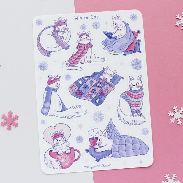 Winter Stickers Sheet - Etsy