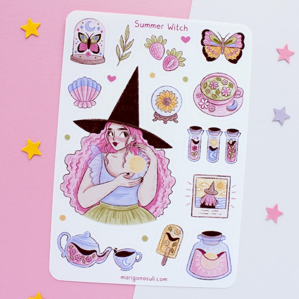 Witch Stickers - Etsy