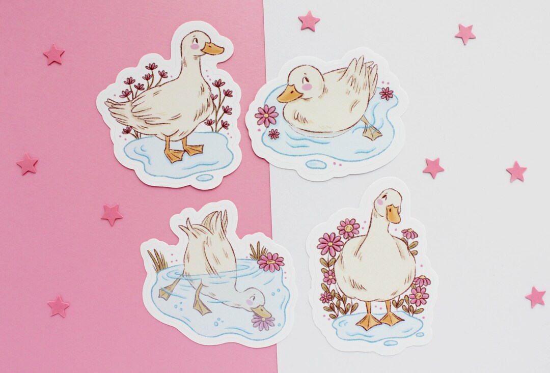 Ducks Sticker Pack | Journal Sticker, Planner Sticker, Scrapbook ...