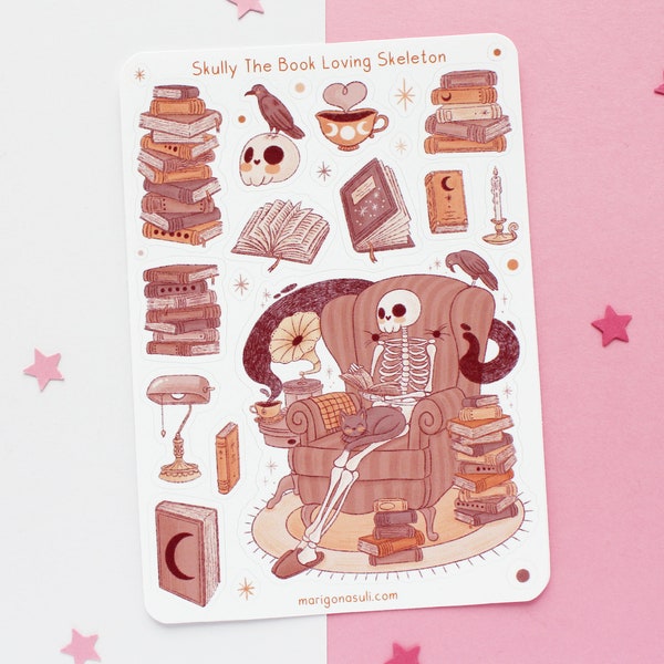 Skeleton Sticker - Etsy
