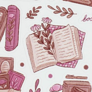 More Books Sticker Sheet | Journal Stickers, Scrapbook Sticker, Planner ...