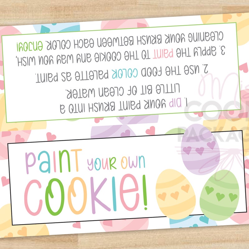 Paint Your Own Cookie - Etsy