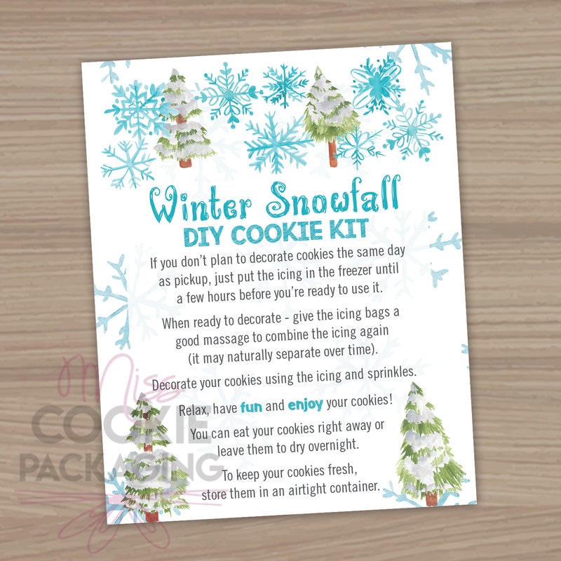 Winter Cookie - Etsy