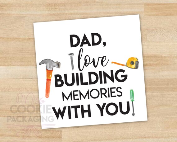 Dad I Love BUILDING Memories WITH YOU Father's Day - Etsy
