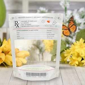 Rx Novelty Stand-up Pouch Empty Food-safe Pouch Nurse Appreciation Gift ...