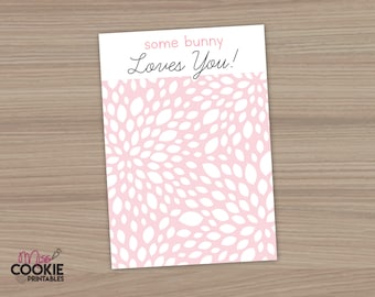 Printable Mini Cookie Card 3.5 X 5 Happy Easter - Etsy