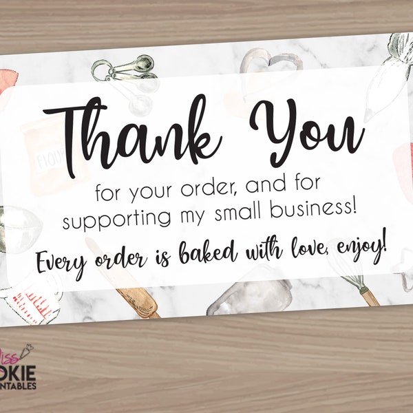 Thank You Bakery Stickers - Etsy