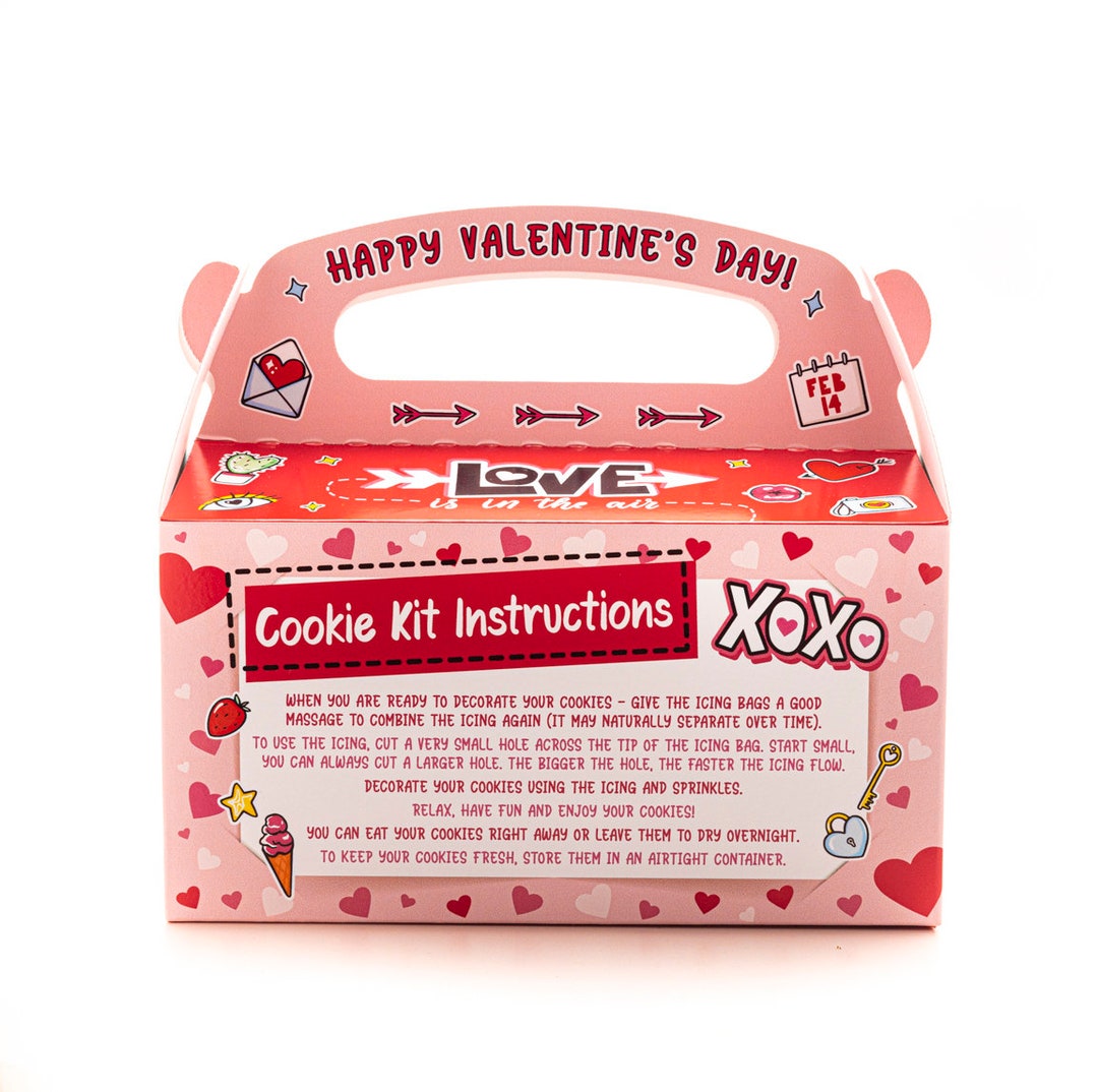 Cookie Kit Instructions Gable Box 8.5 X 5.25 X 4.4375 - Etsy