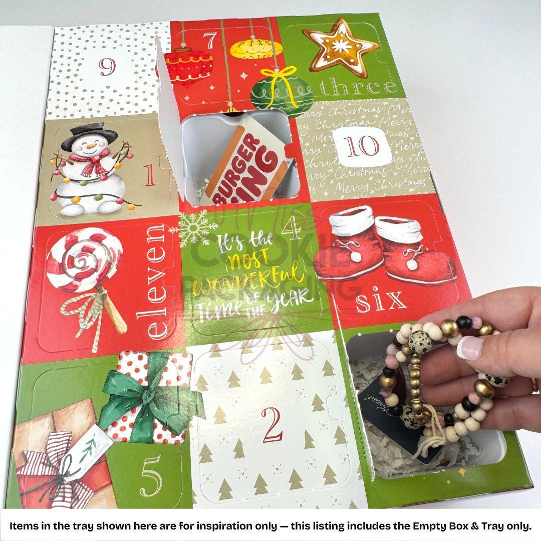 Empty Advent Calendar Packaging, Create Your Own Advent Calendar ...
