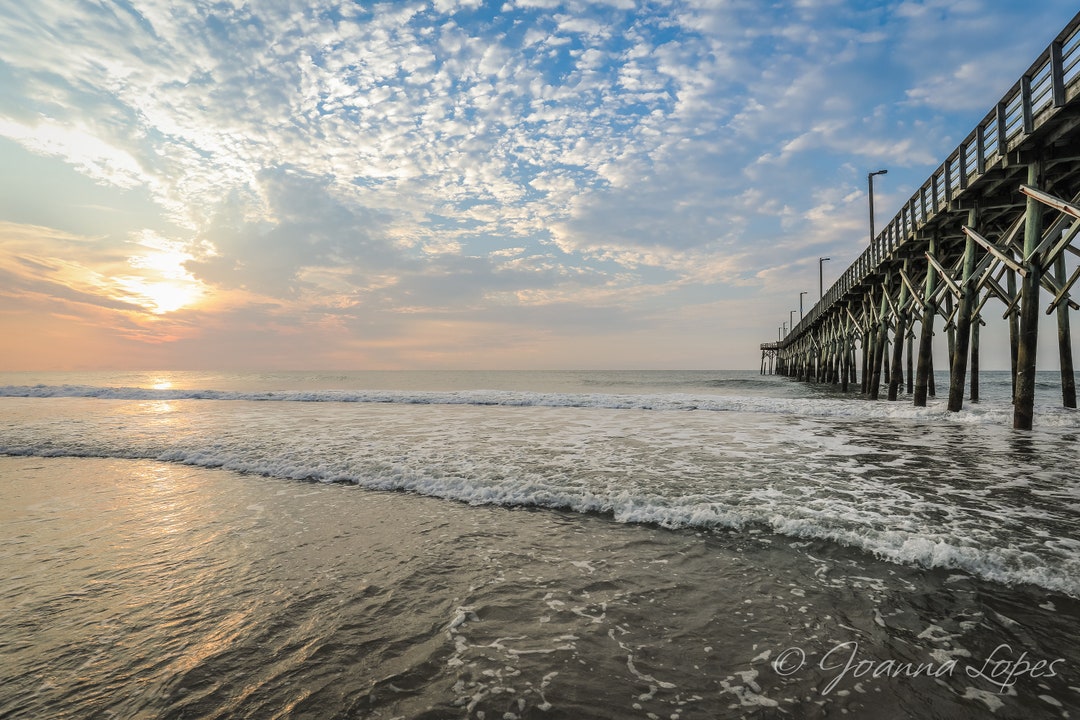 Surf City Ocean Pier, Topsail Island NC Sunrise - Digital Download - Etsy