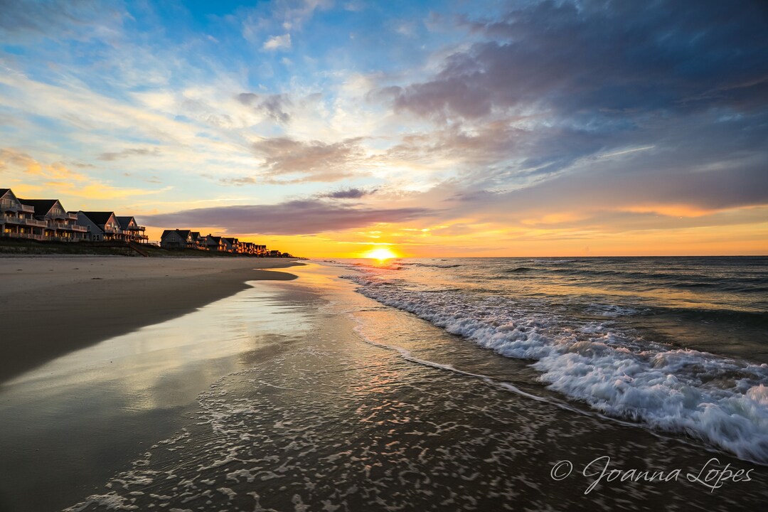 North Topsail Beach, Topsail Island NC Sunrise - Print, Canvas Gallery ...