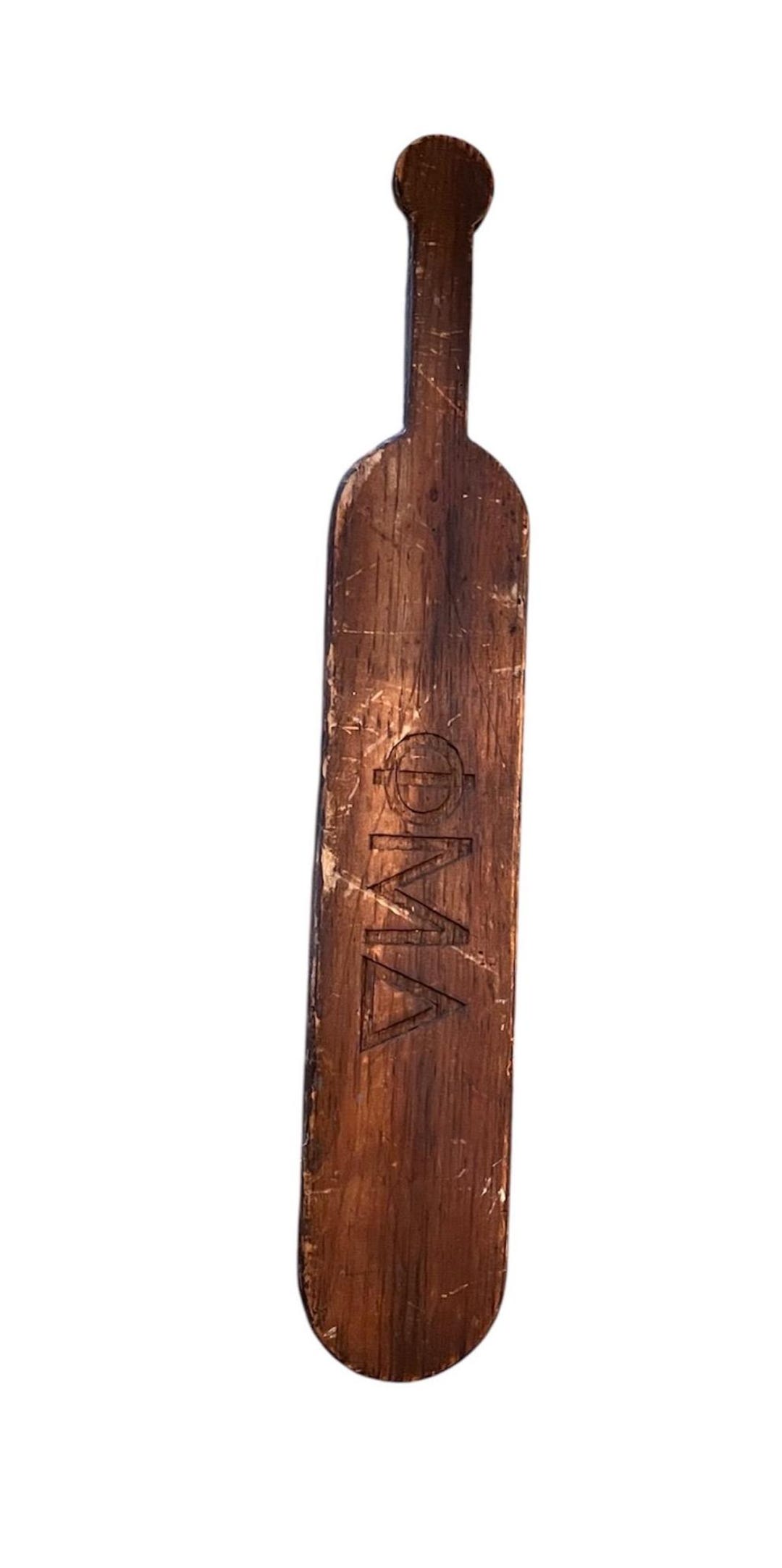 Vintage Phi Mu Delta Pledge Paddle: University of Rhode Island, 1930s ...