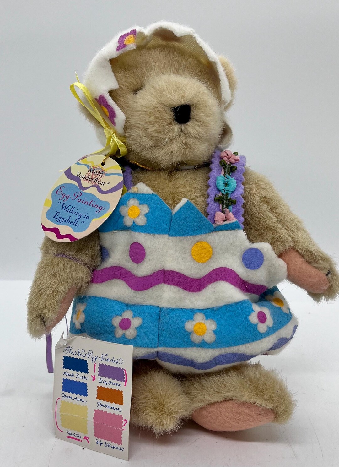 North American Bear Co Muffy's Egg Painting Walking in Eggshells, Muffy ...