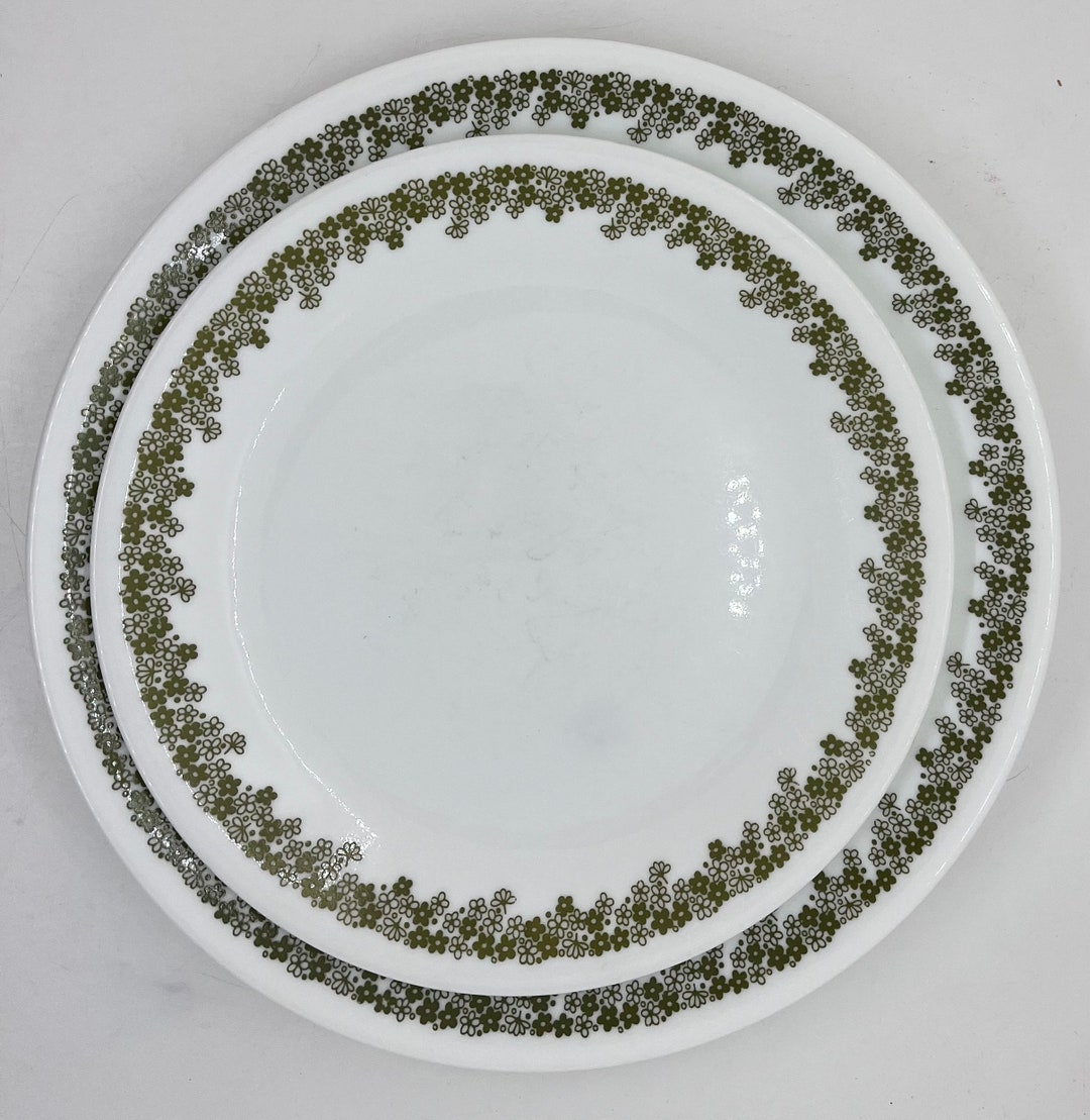 Vintage Corelle Spring Blossom Plates, Dinner Plates, Salad Plate ...