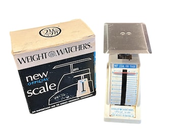 Weight Watchers Vintage Miniature Scale No Bowl - Etsy