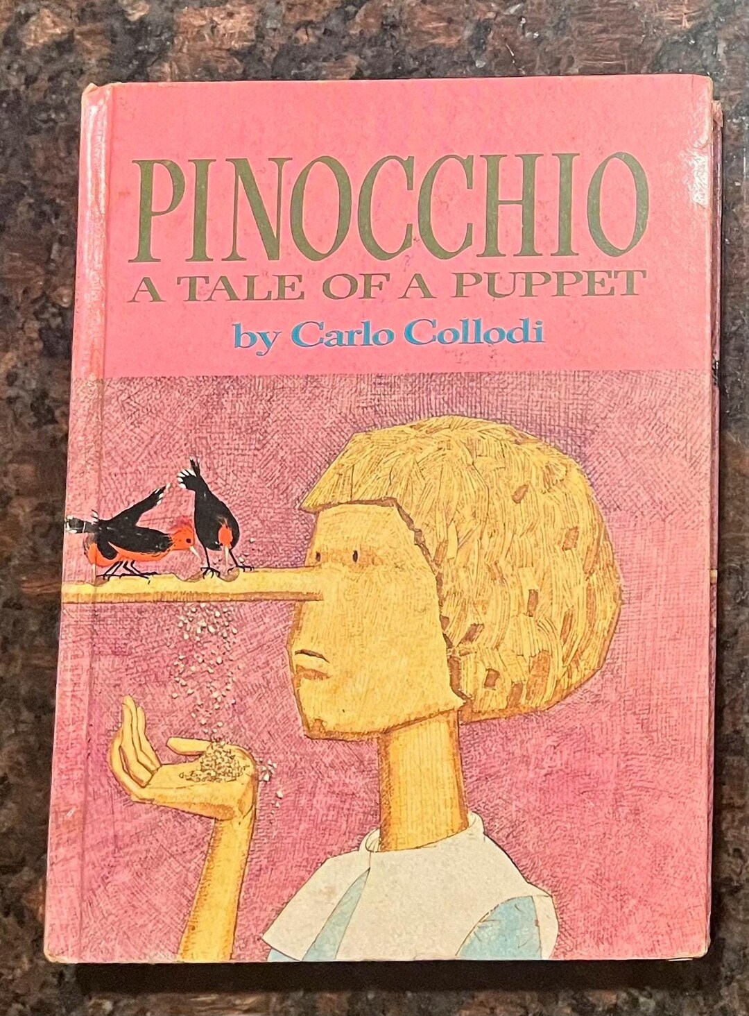 Vintage Book, Pinocchio A Tale of A Puppet by Carlo Collodi, Illustrations by Leslie Grey, 1967 ...