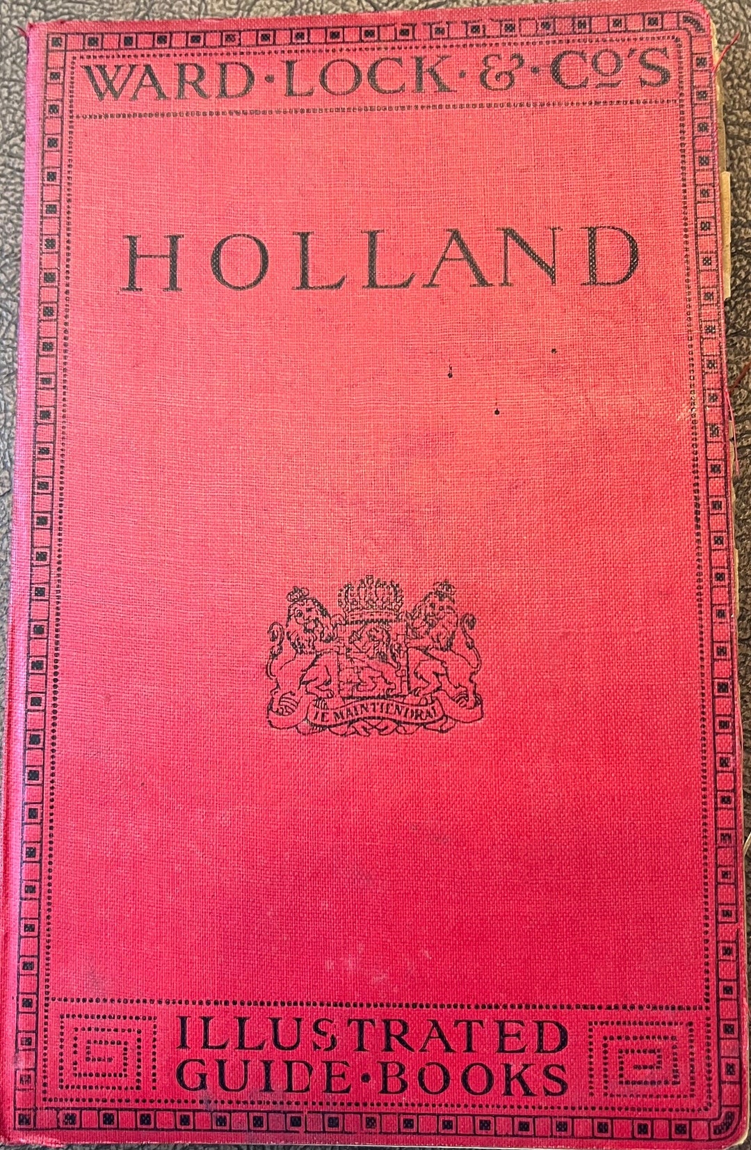 Antique Book, Ward Lock & Co Illustrated Guide Book to Holland, One ...