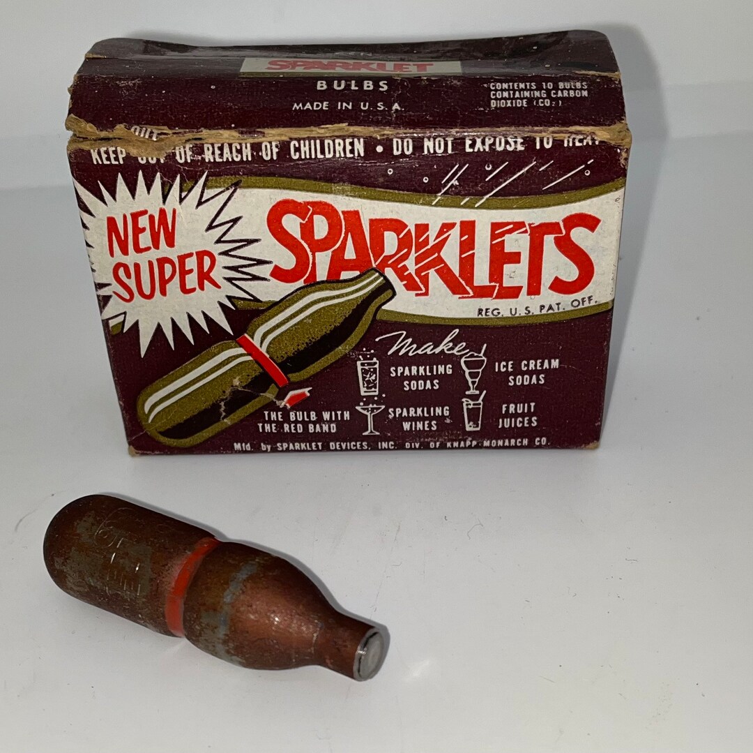 Vintage Sparklets Bulbs Box: Syphon Fizz Device, One Bulb - Etsy