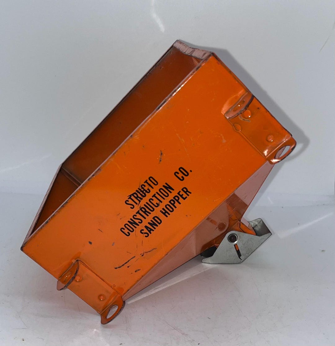 Vintage Structo Sand Hopper: 1960s Pressed Steel Construction Toy - Etsy