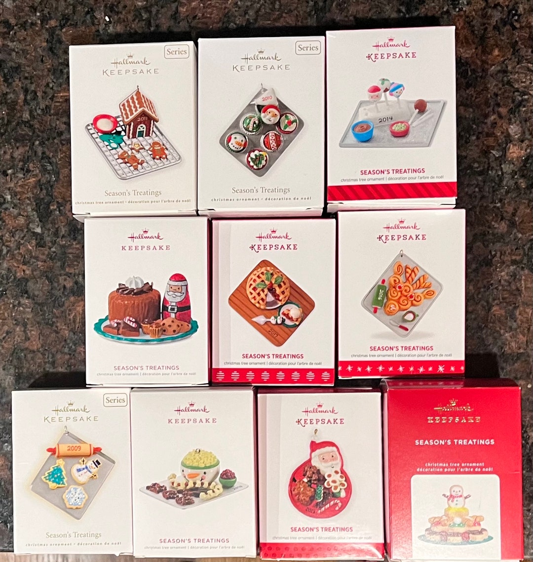 Hallmark Keepsake Christmas Ornaments: Season's Treatings Series - Etsy
