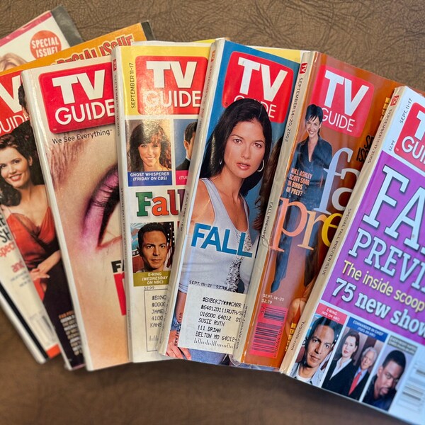 Vintage Tv Guide - Etsy