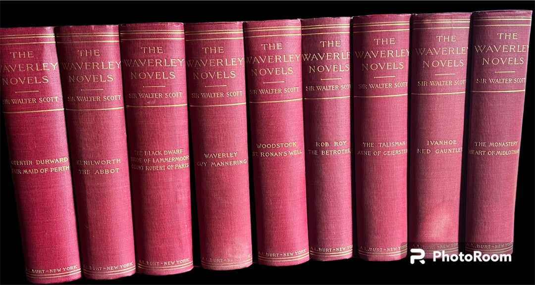 Antique Books, the Waverly Novels, Sir Walter Scott, A.L. Burt Company ...