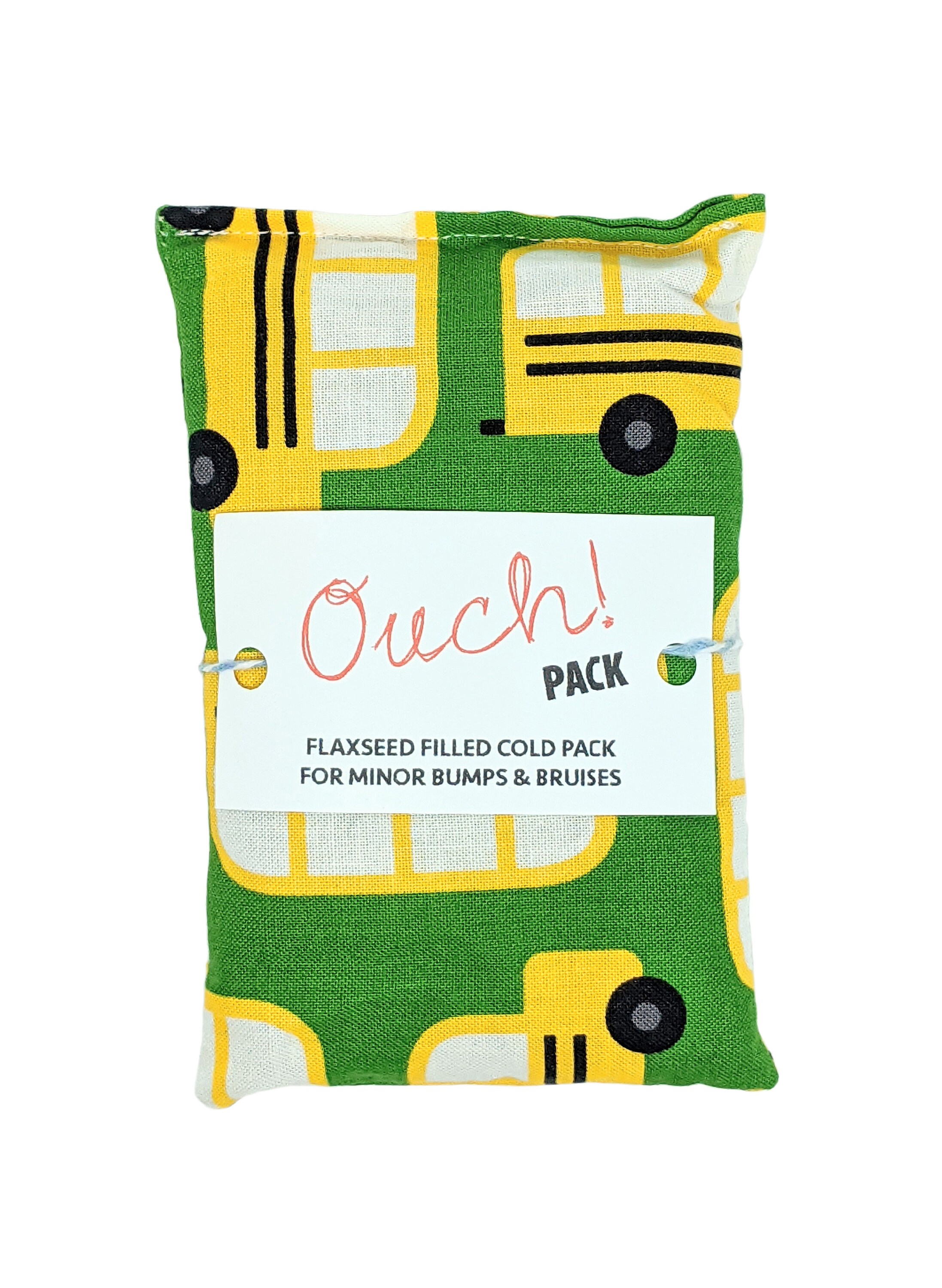 Ouch Pack for Kids Cold Pack Bus School Flax Seed Filling 3 Inches X 5 ...