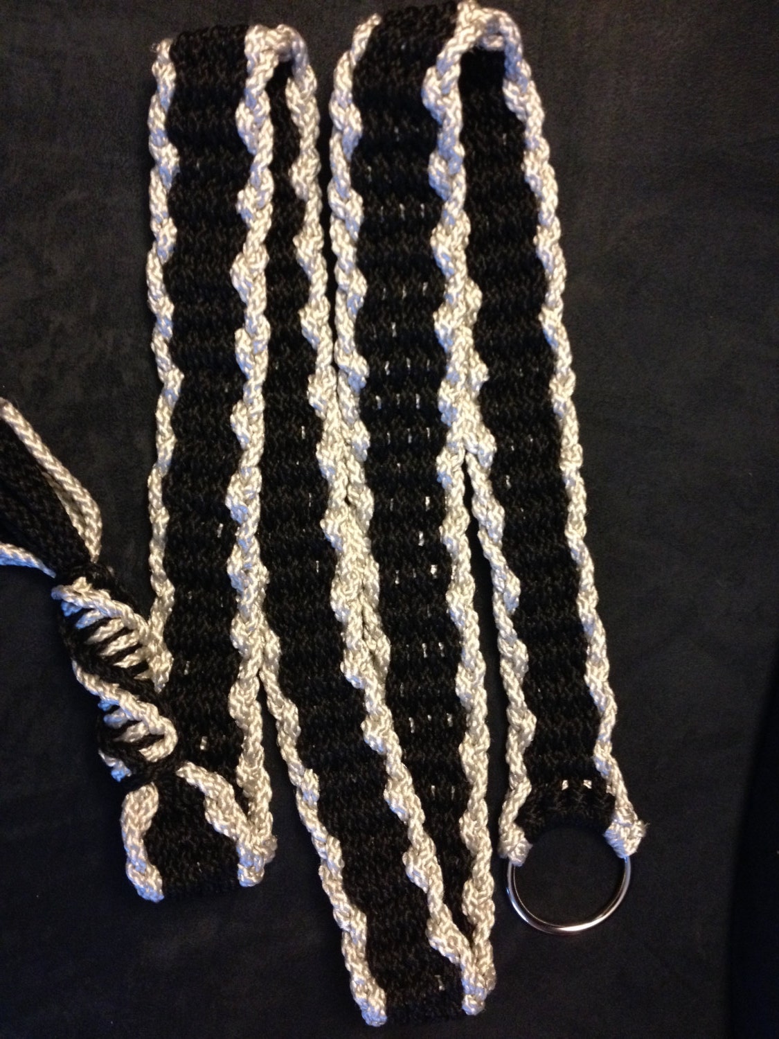 Made to Order - Amtgard Man at Arms Macrame Ring Belt - Etsy