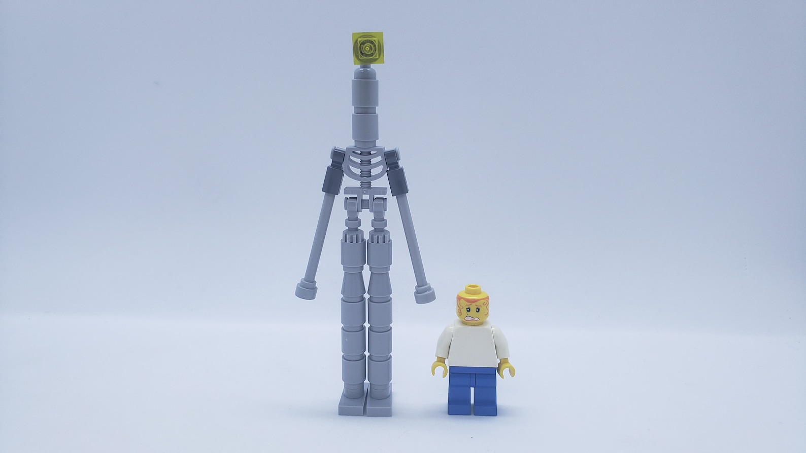 Brick Pieces Small Light Head Custom Set Trevor Henderson - Etsy