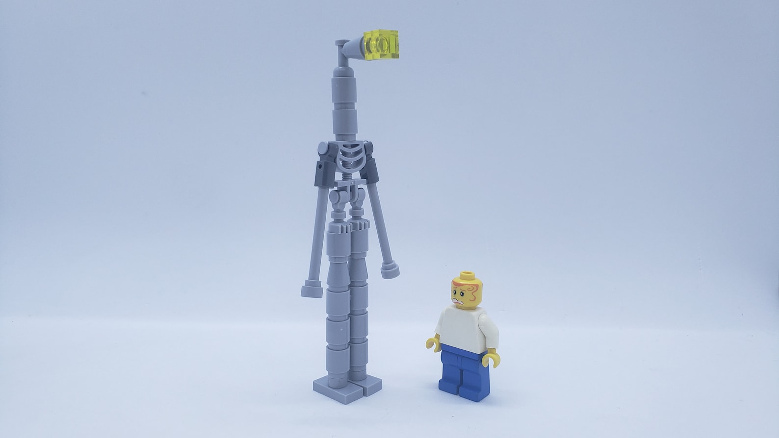 Brick Pieces Small Light Head Custom Set Trevor Henderson - Etsy