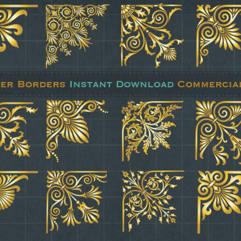 Ornate Borders - Etsy