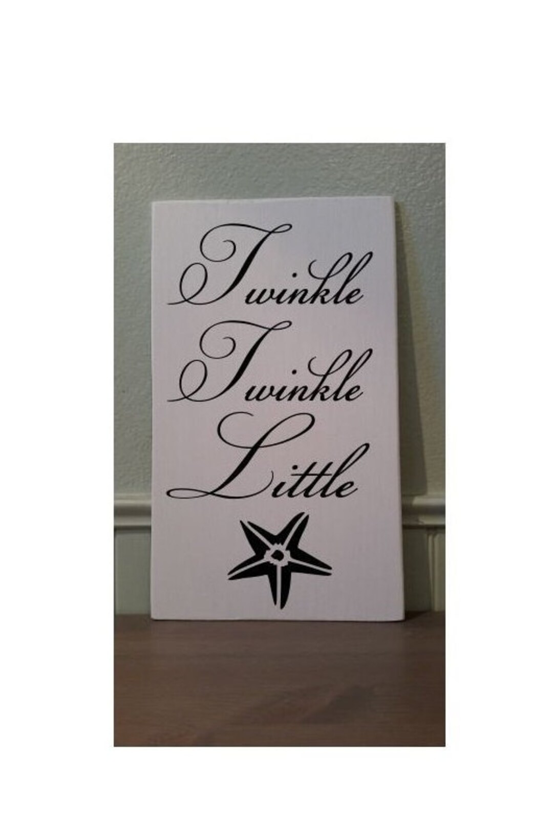 Wood Sign Twinkle Twinkle Little Star 5 1/2 X 12 by Ninetyninedesigns ...