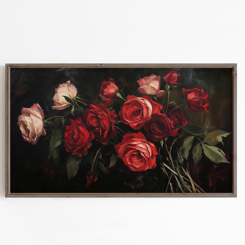 Roses Artwork - Etsy